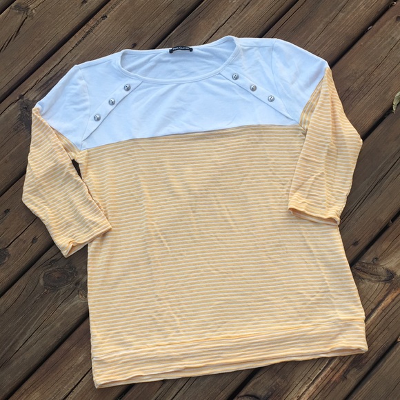 Pink Clover | Tops | Pink Clover Stitchfix Striped Top | Poshmark